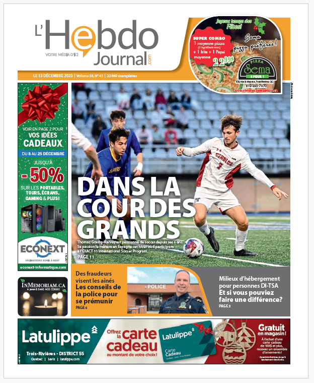 13 décembre 2023 - L’Hebdo Journal